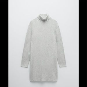Zara | Dresses | Zara Soft Turtle Neck Dress | Poshmark